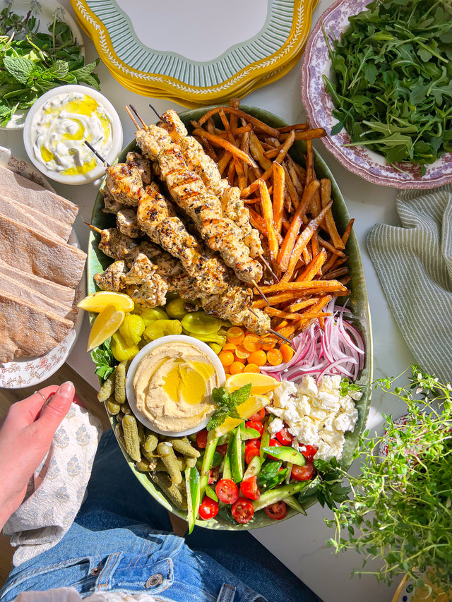 Greek Souvlaki Platter - Masterbuilt