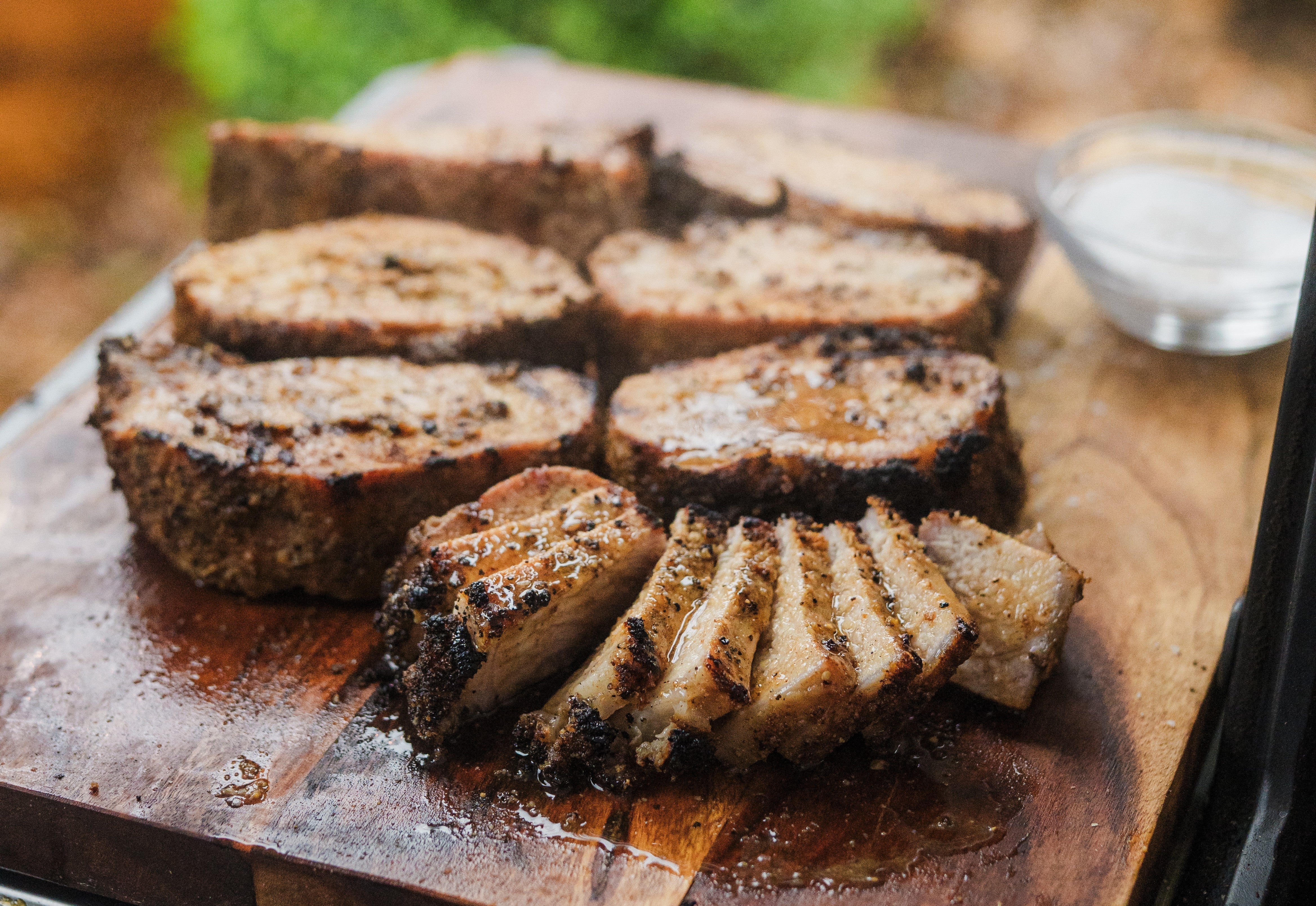 Pork Chop with Smoked BBQ Honey - Masterbuilt