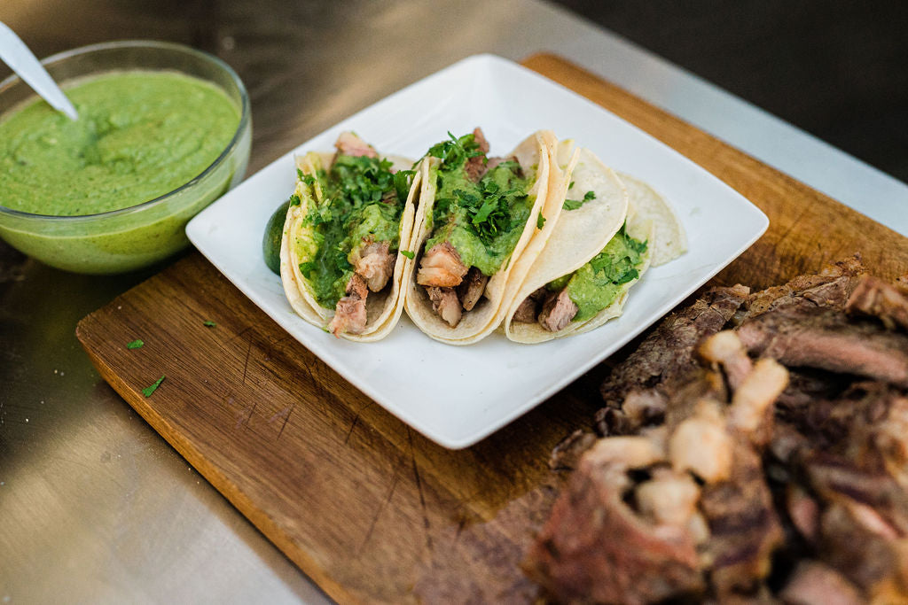 Reverse-seared Ribeye Tacos with Avocado Salsa Recipe - Masterbuilt