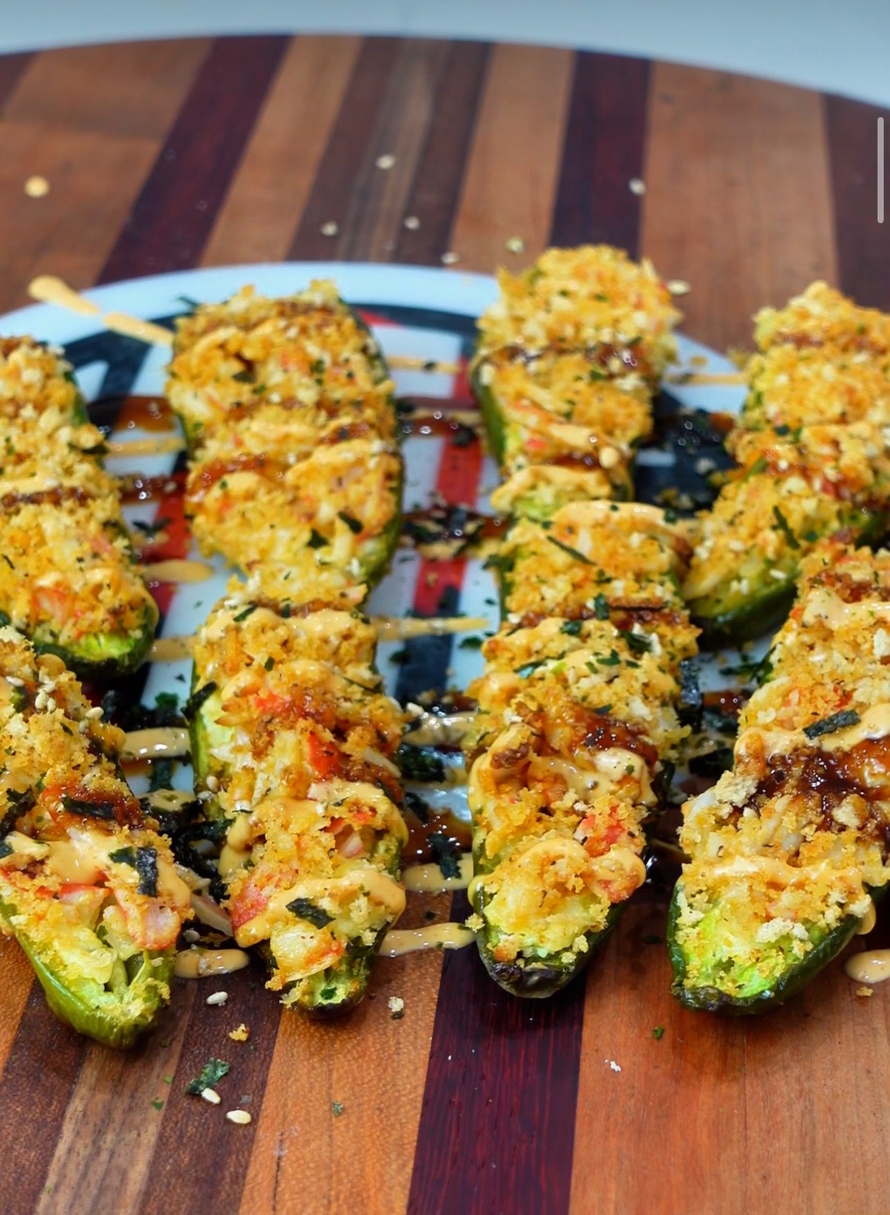 California Roll Jalapeño Poppers - Masterbuilt