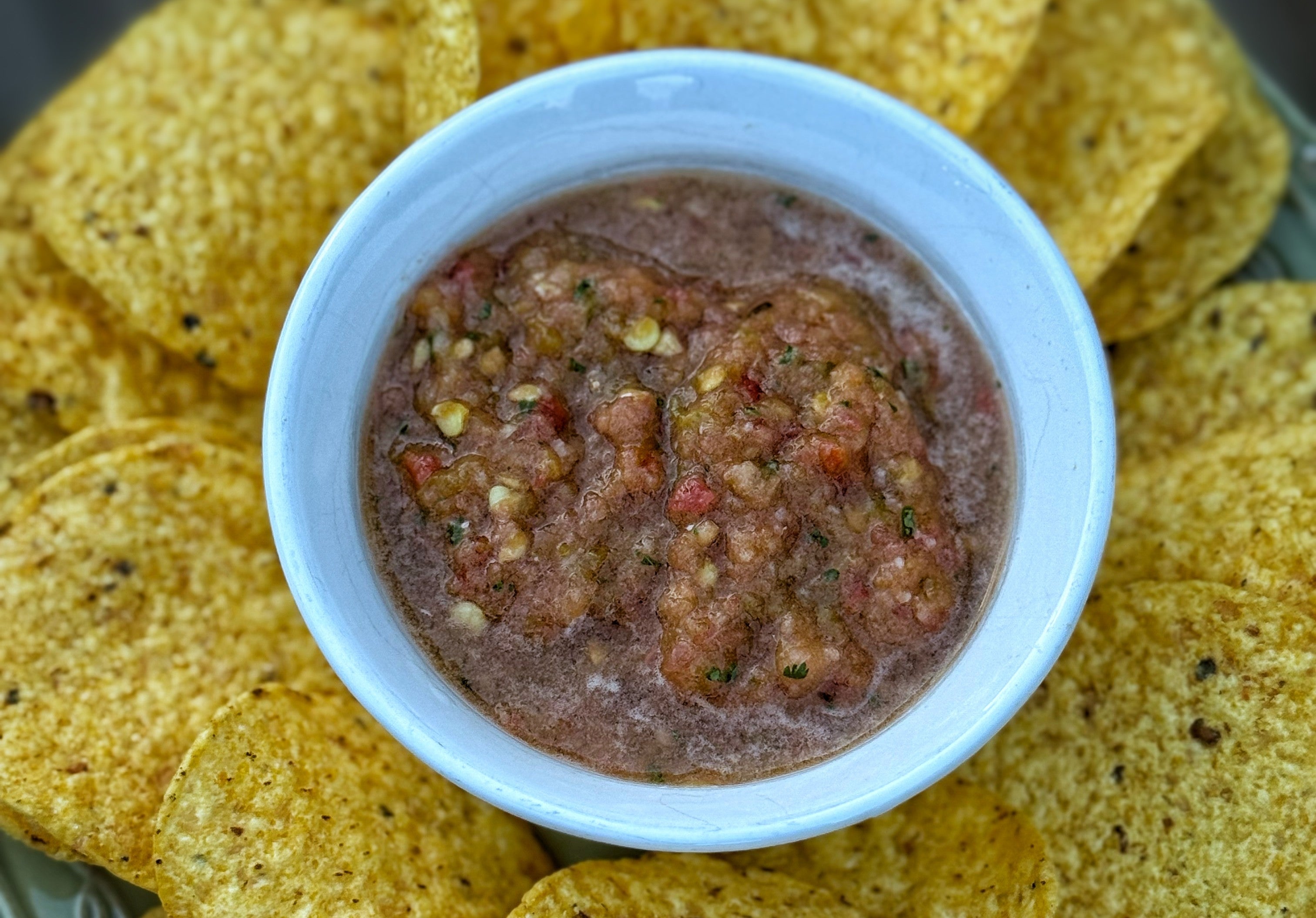 Roasted Hatch Chile Salsa - Masterbuilt