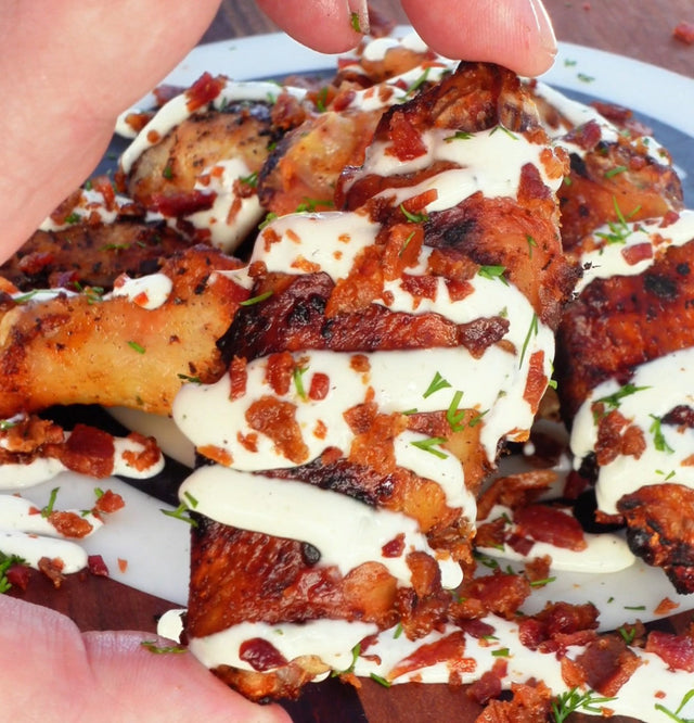 Chicken Bacon Ranch Wings - Masterbuilt