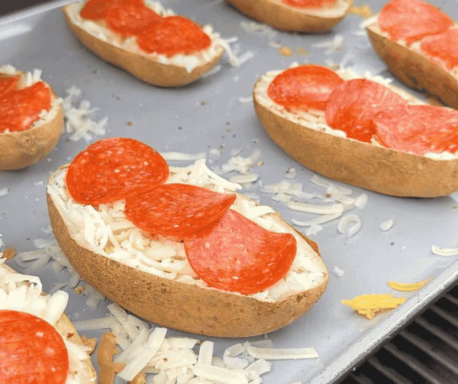 Pizza Potato Skins - Masterbuilt