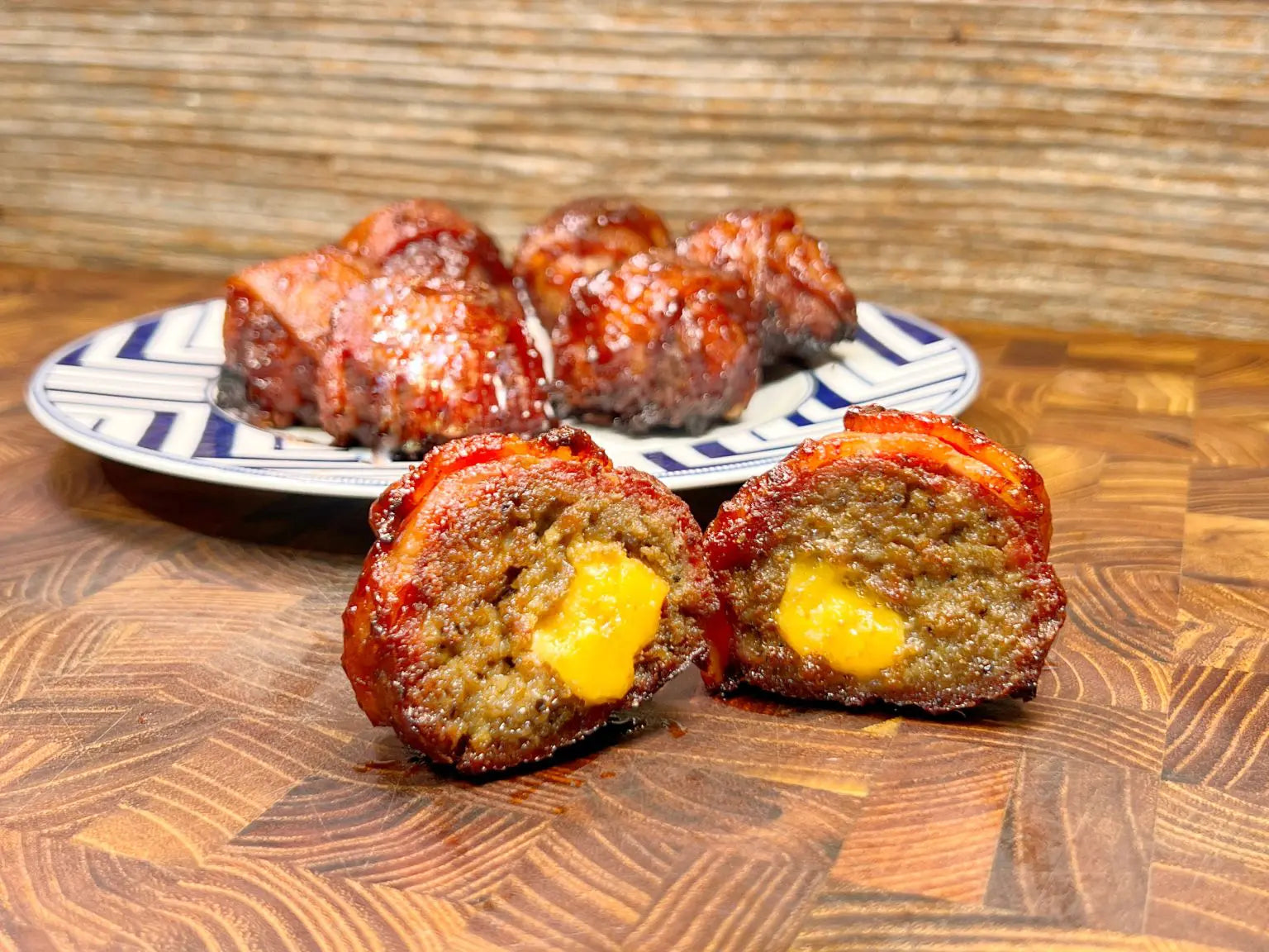 Bacon Cheeseburger Bombs - Masterbuilt