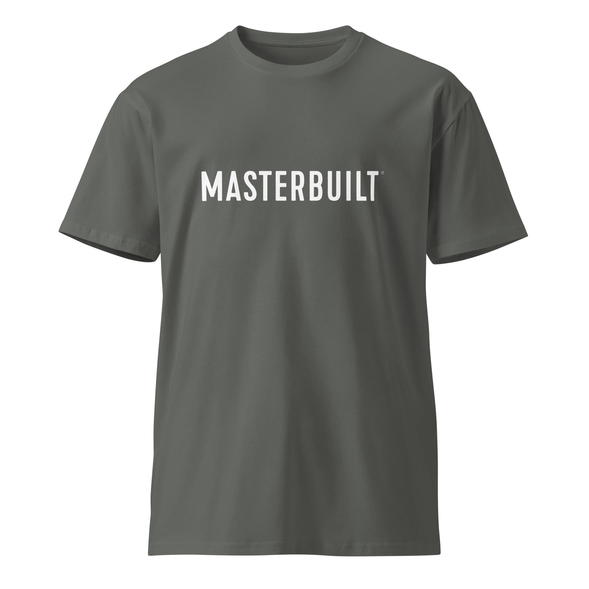 Masterbuilt Logo Unisex Premium T-Shirt (Grey)