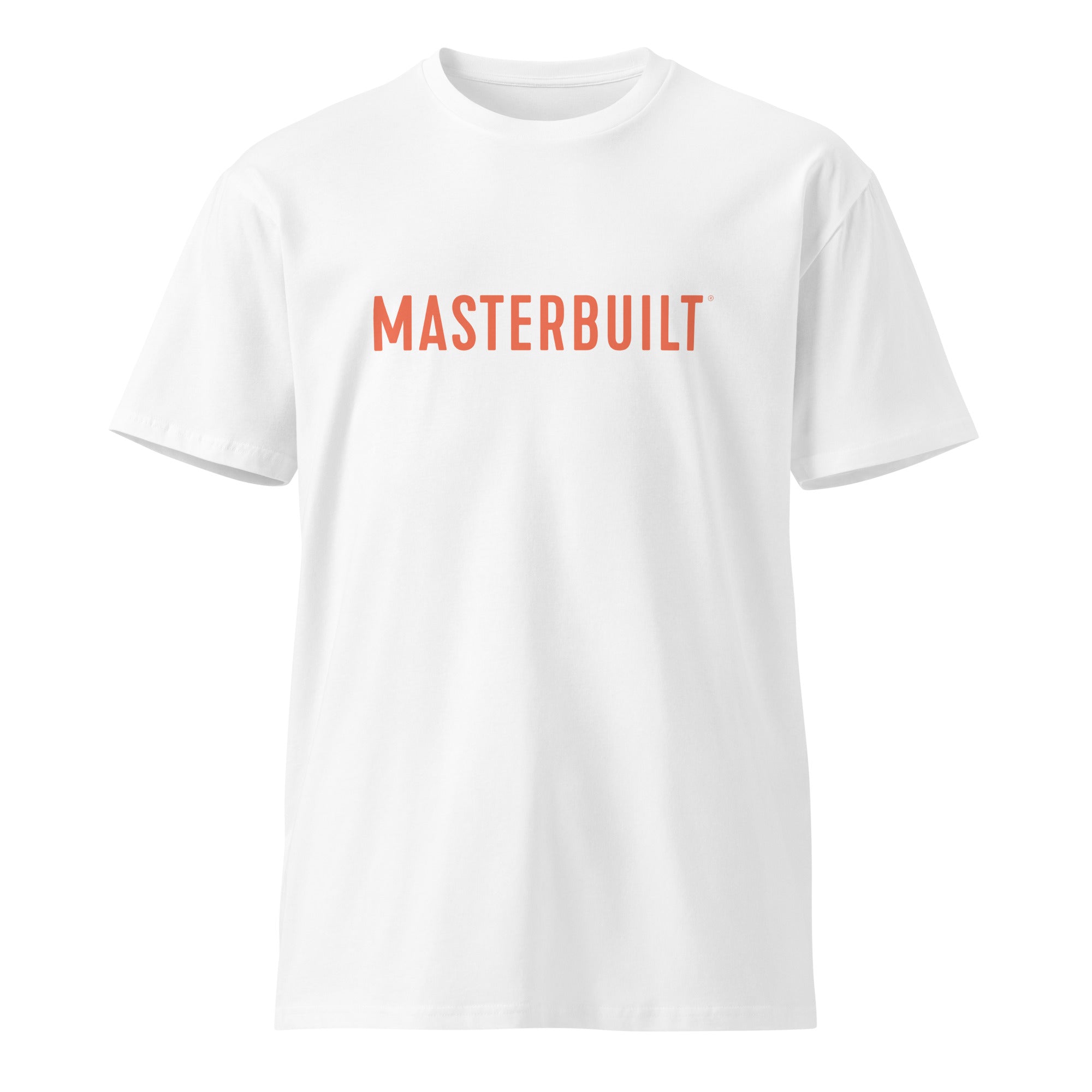 Masterbuilt Logo Unisex Premium T-Shirt (White)
